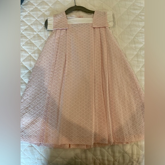 Dondolo | Dresses | Euc Dondolo Light Pink Dress With White Pleated ...